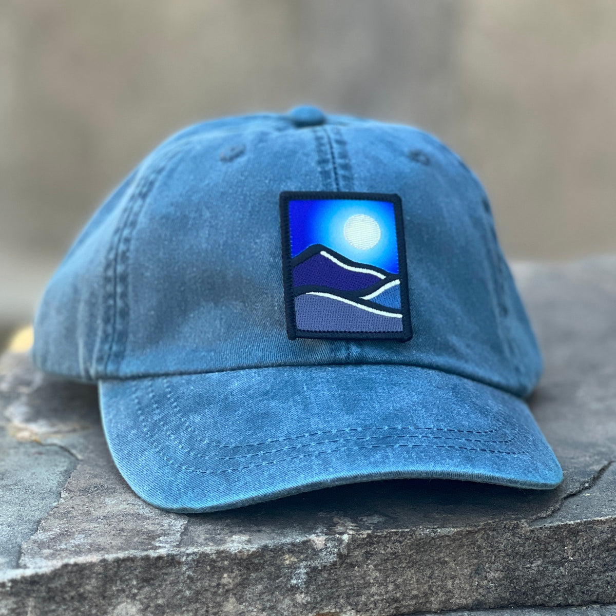 Soft-top Hat | (Navy) with Full Moon Patch – Tommy Breeze