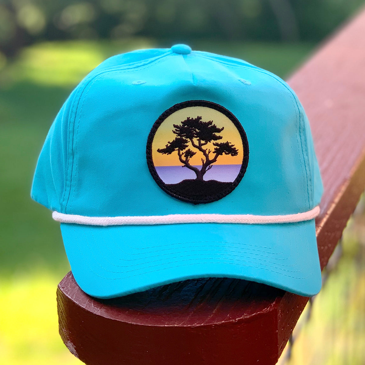 Cypress Classic Rope Hat (Teal/White) – Tommy Breeze